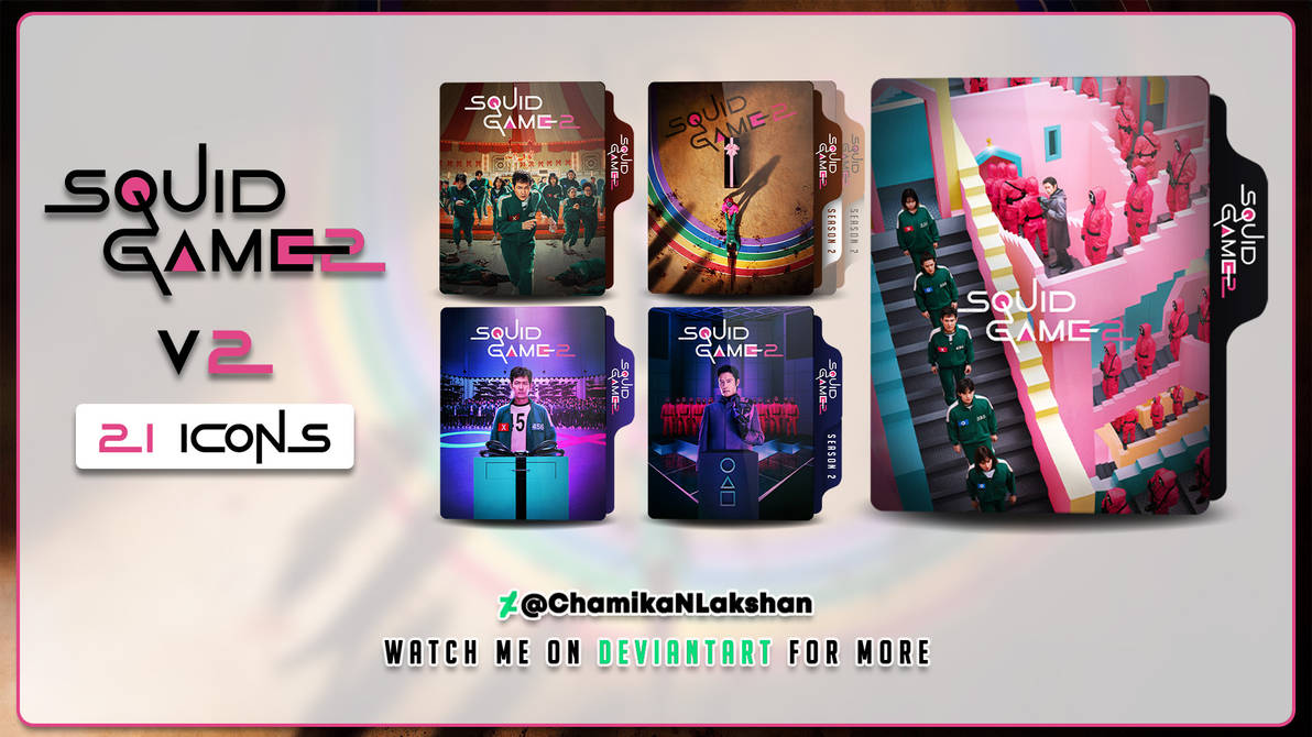 Squid Game S02 Folder Icons V2 by ChamikaNLakshan on DeviantArt