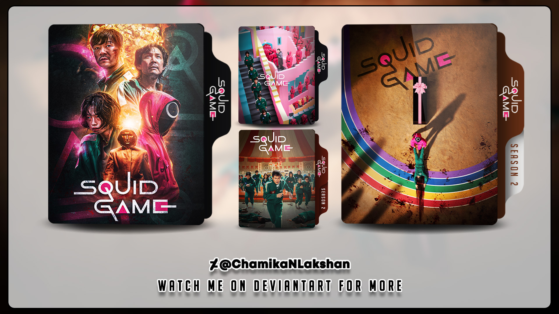 Squid Game Folder Icons V3 by ChamikaNLakshan on DeviantArt