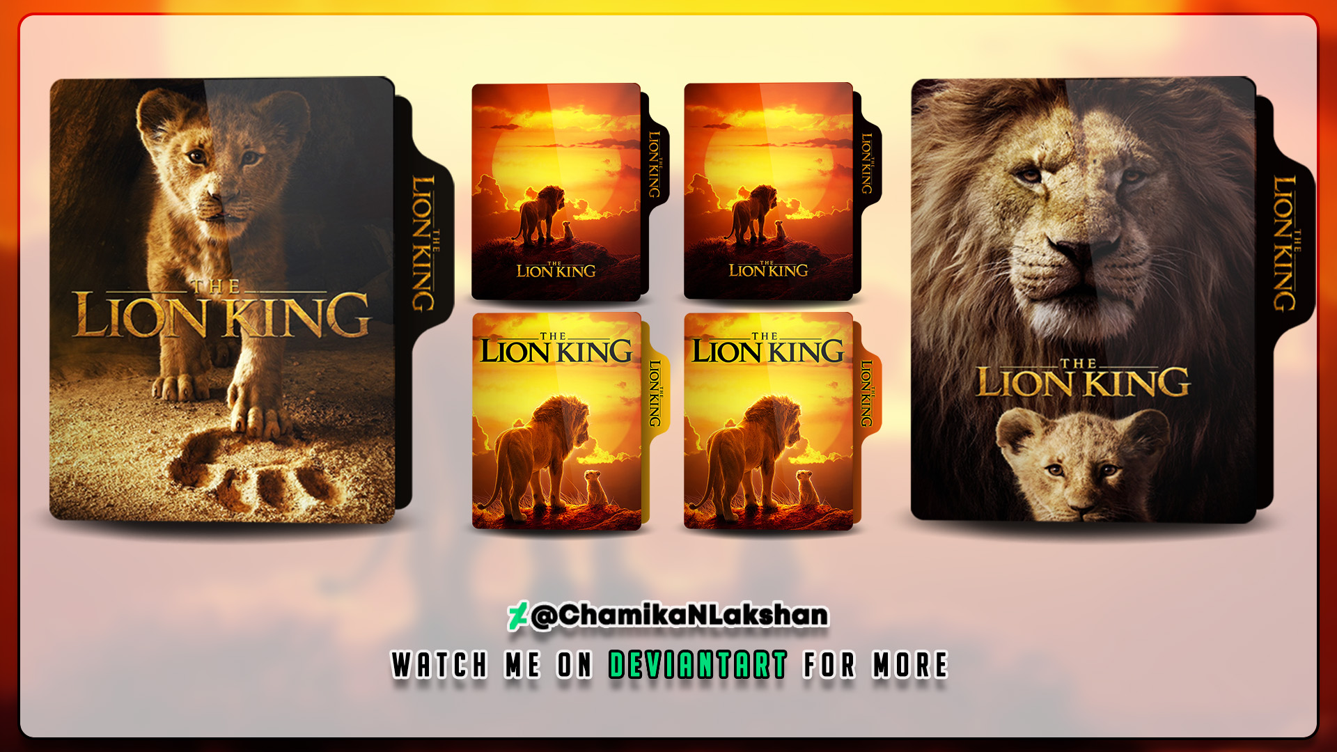 The Lion King (2019) Folder Icons by ChamikaNLakshan on DeviantArt