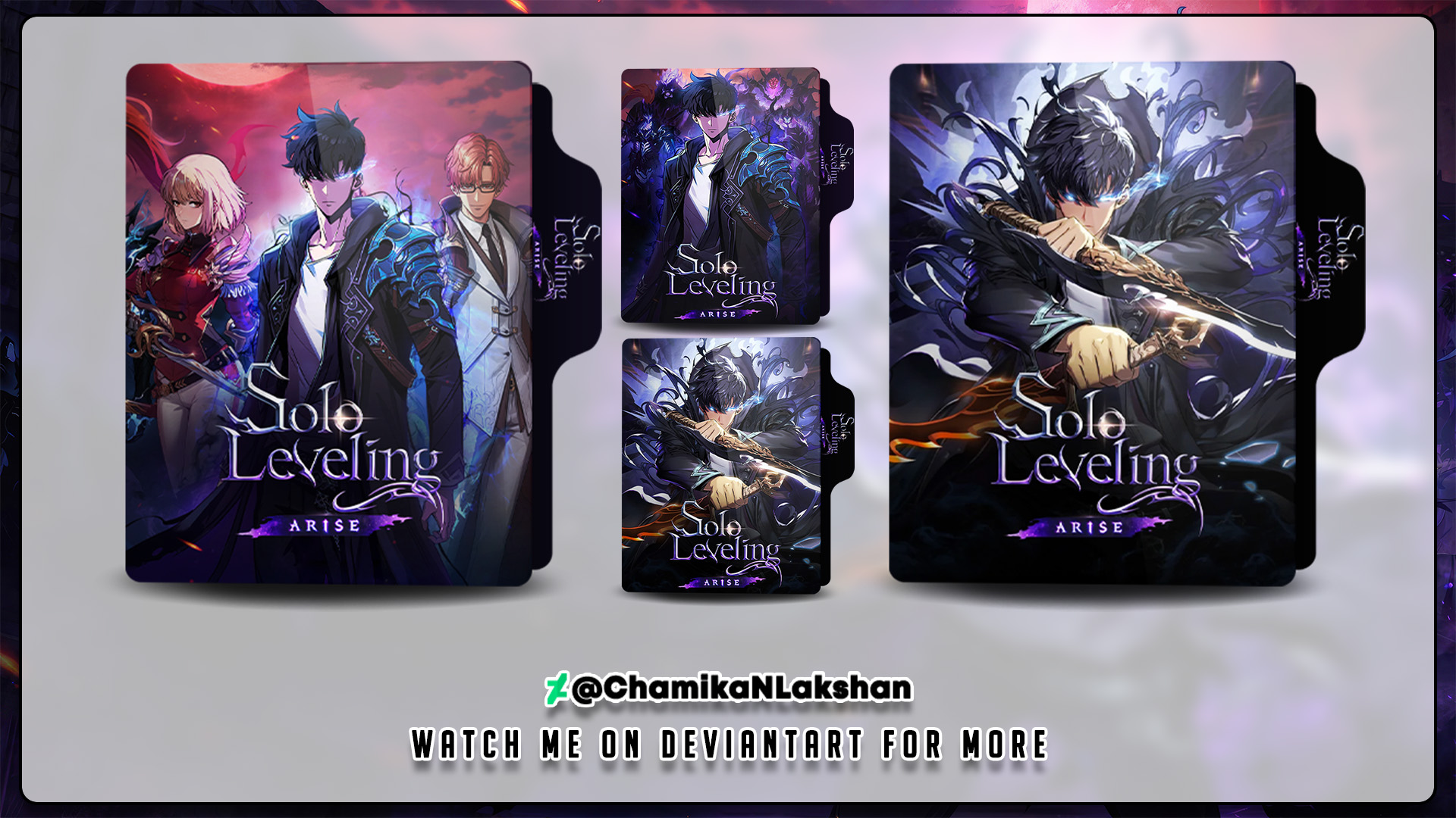 Solo Leveling Arise Folder Icons by ChamikaNLakshan on DeviantArt