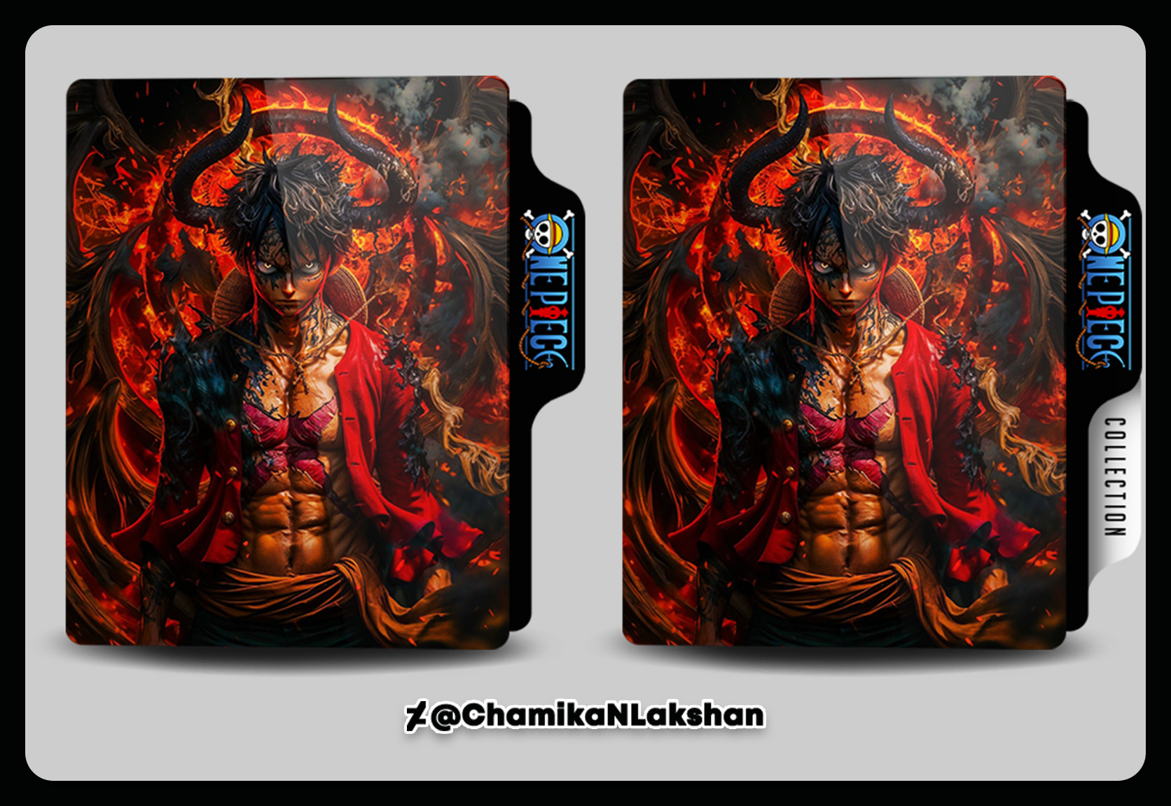 One Piece Collection Folder Icons by ChamikaNLakshan on DeviantArt
