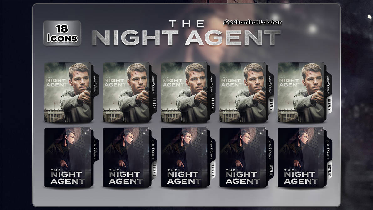 The Night Agent S01 and S02 Folder Icons by ChamikaNLakshan on DeviantArt