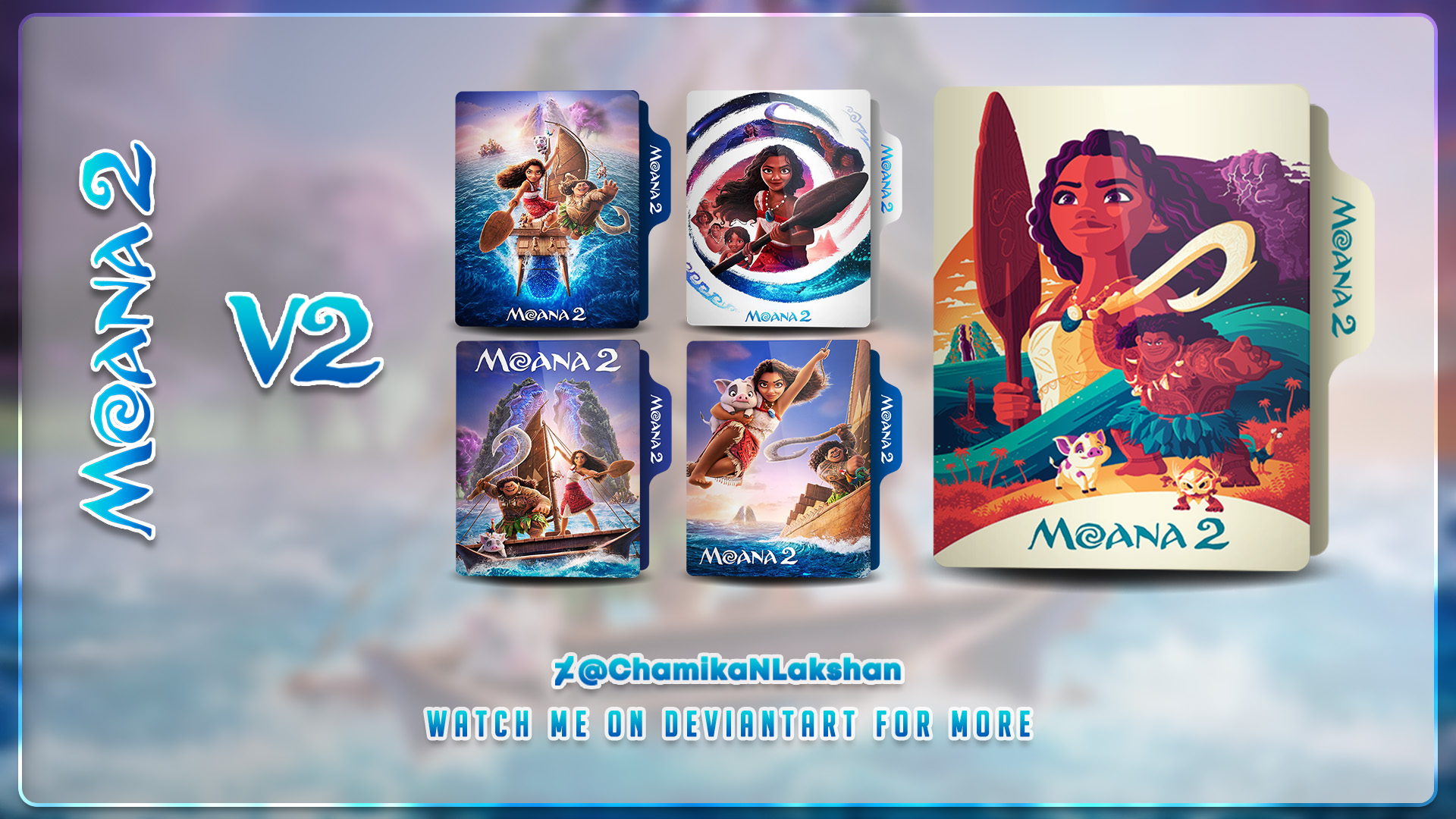 Moana 2 (2024) Folder Icons V2 by ChamikaNLakshan on DeviantArt