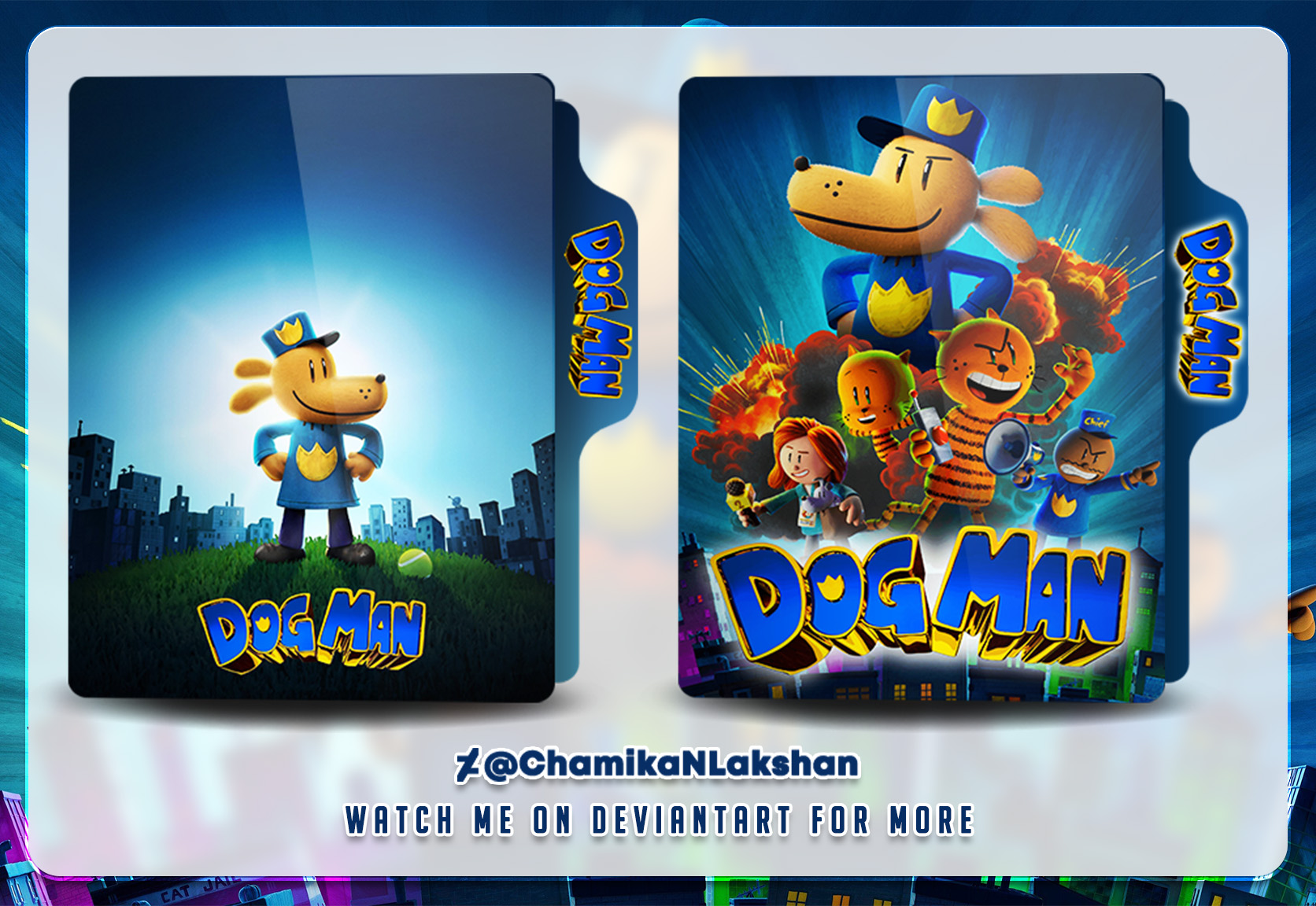 Dog Man (2025) Folder Icons by ChamikaNLakshan on DeviantArt