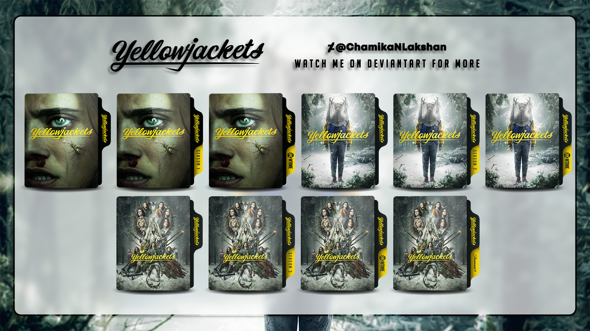 Yellowjackets S01~S03 Folder Icons by ChamikaNLakshan on DeviantArt