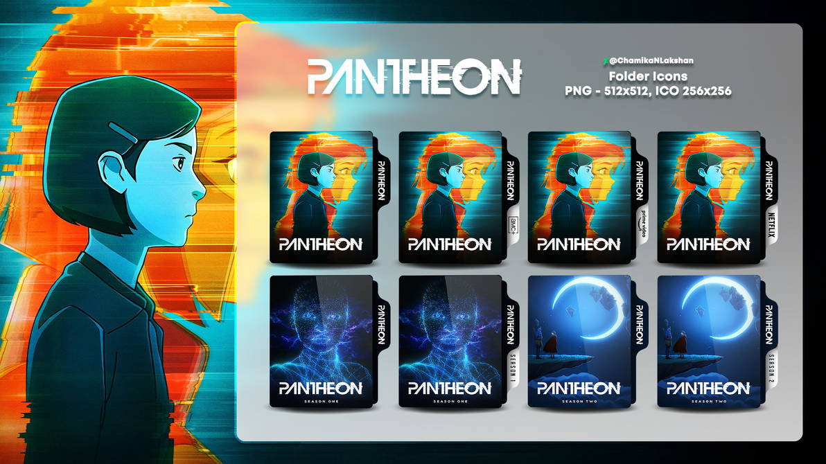 Pantheon S01 and S02 Folder Icons by ChamikaNLakshan on DeviantArt
