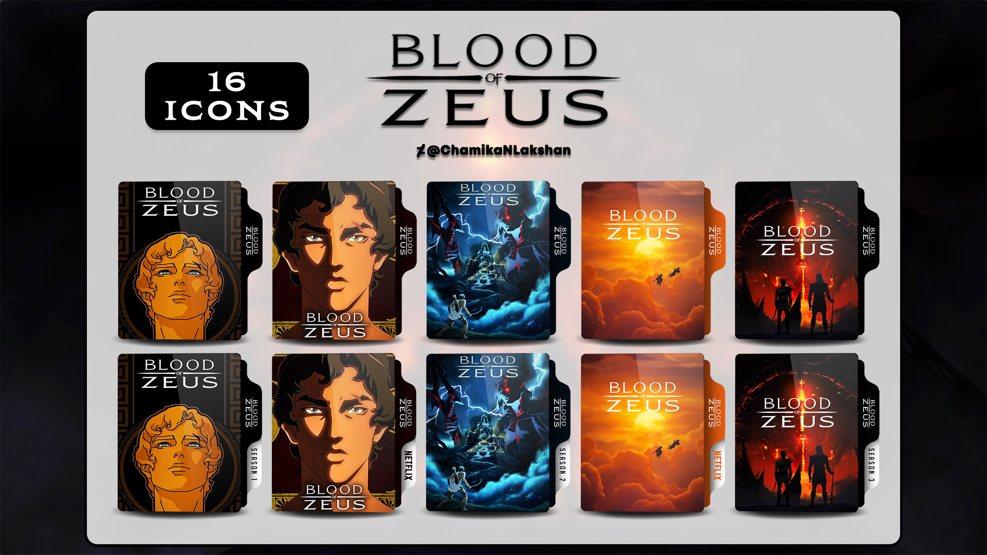 Blood of Zeus S01~S03 Folder Icons V1 by ChamikaNLakshan on DeviantArt