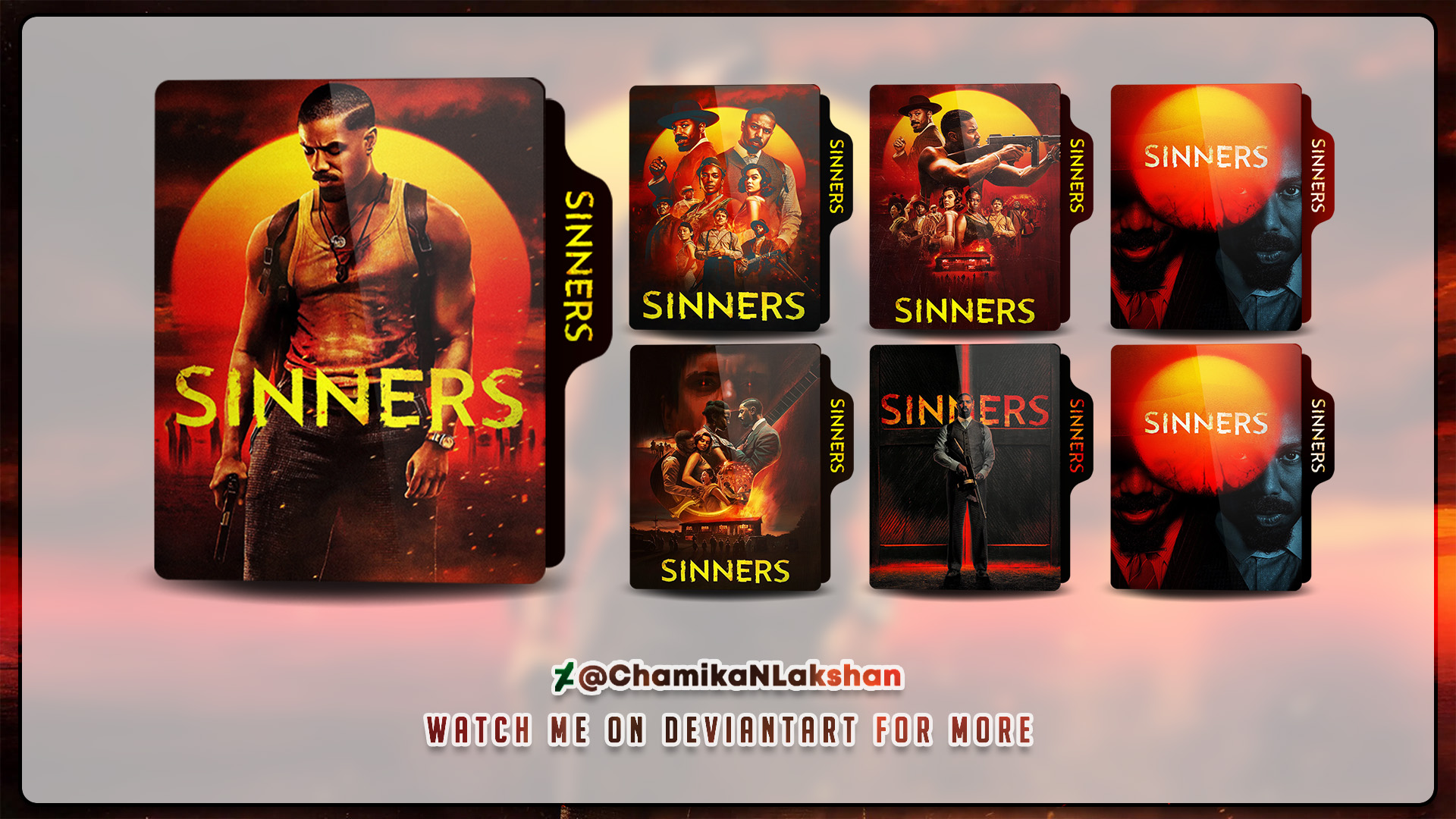 Sinners (2025) Folder Icons by ChamikaNLakshan on DeviantArt