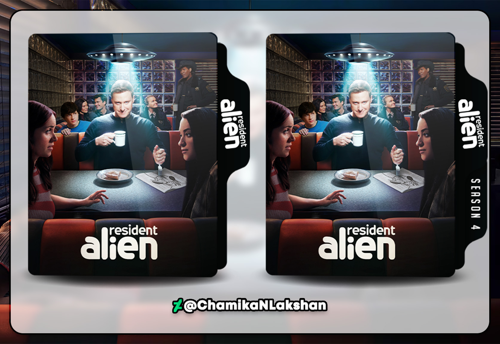 Resident Alien S04 Folder Icons V1 by ChamikaNLakshan on DeviantArt