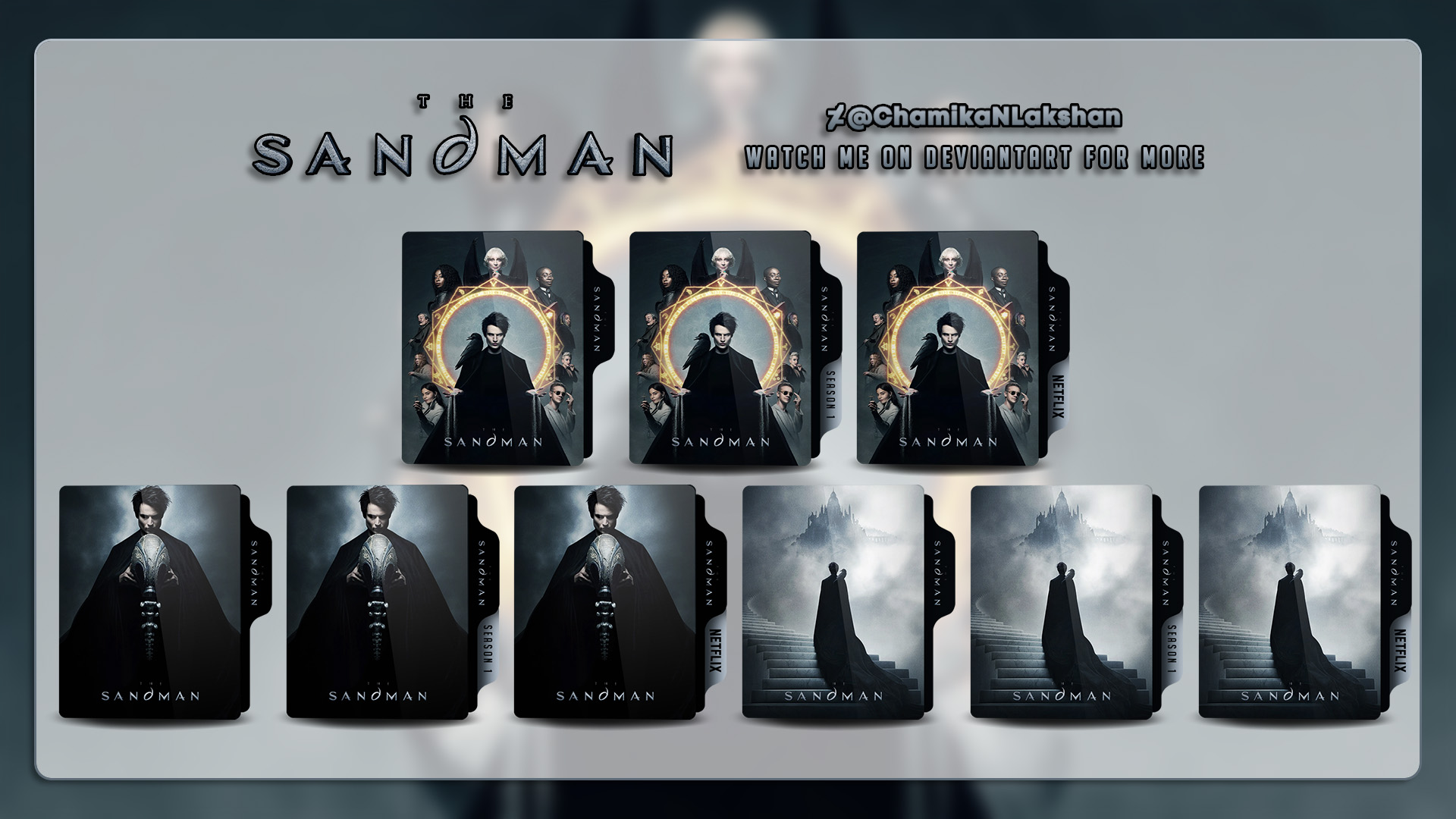 The Sandman S01 Folder Icons by ChamikaNLakshan on DeviantArt