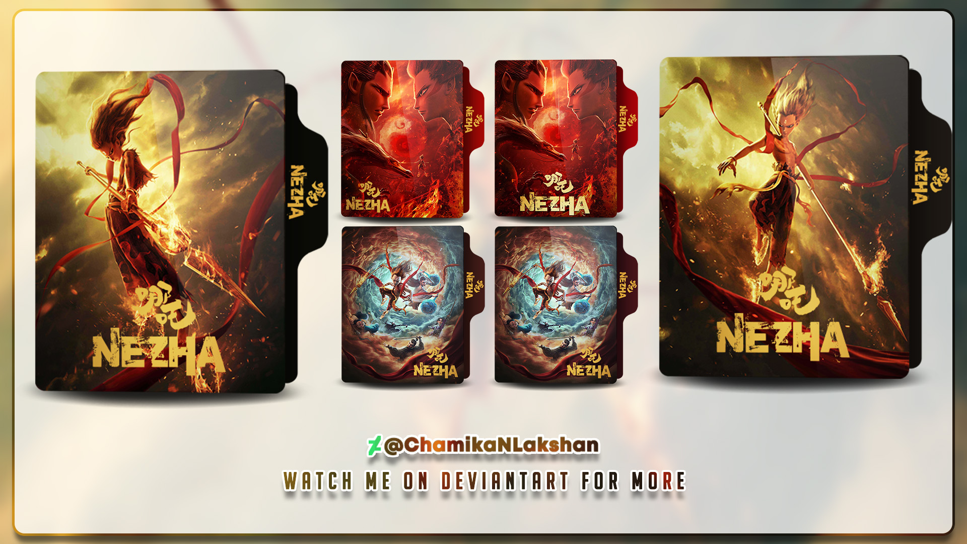 Nezha: Mo tong jiang shi (2019) Folder Icons by ChamikaNLakshan on ...