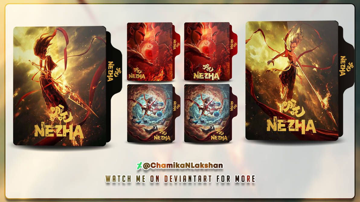 Nezha: Mo tong jiang shi (2019) Folder Icons by ChamikaNLakshan on DeviantArt