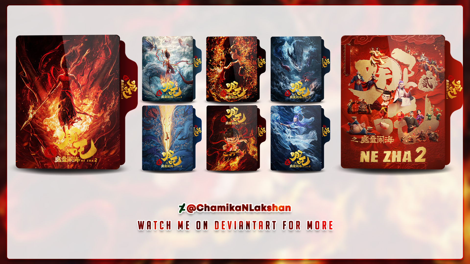 Nezha: Mo tong nao hai (2025) Folder Icons by ChamikaNLakshan on DeviantArt