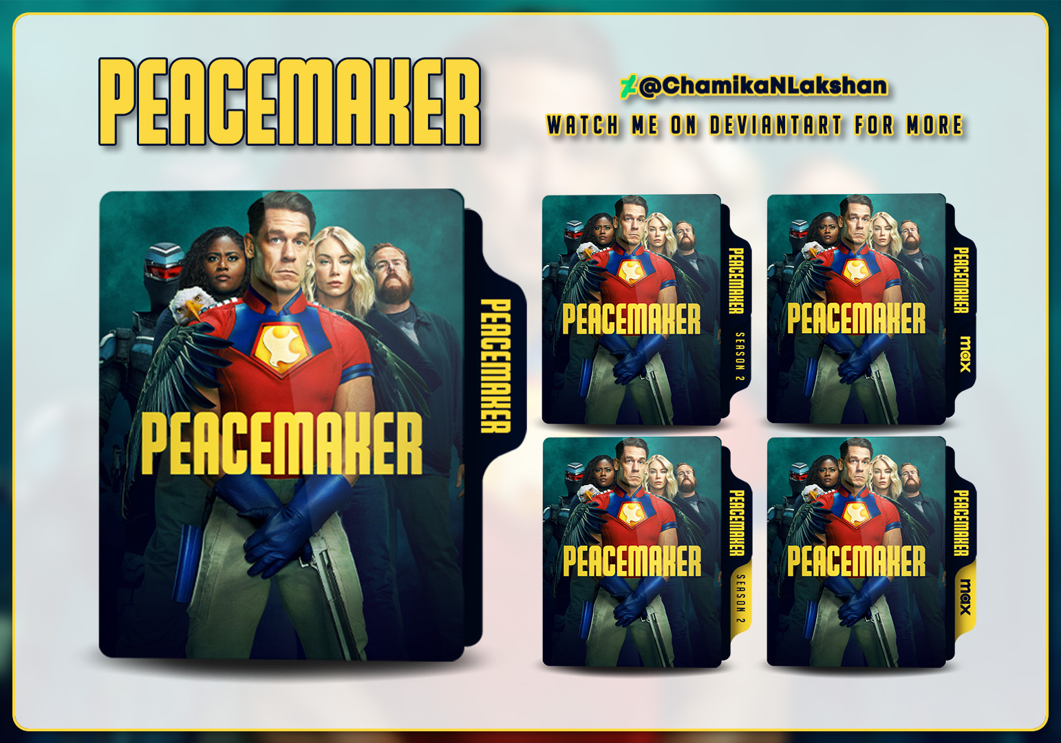 Peacemaker S02 Folder Icons V3 by ChamikaNLakshan on DeviantArt