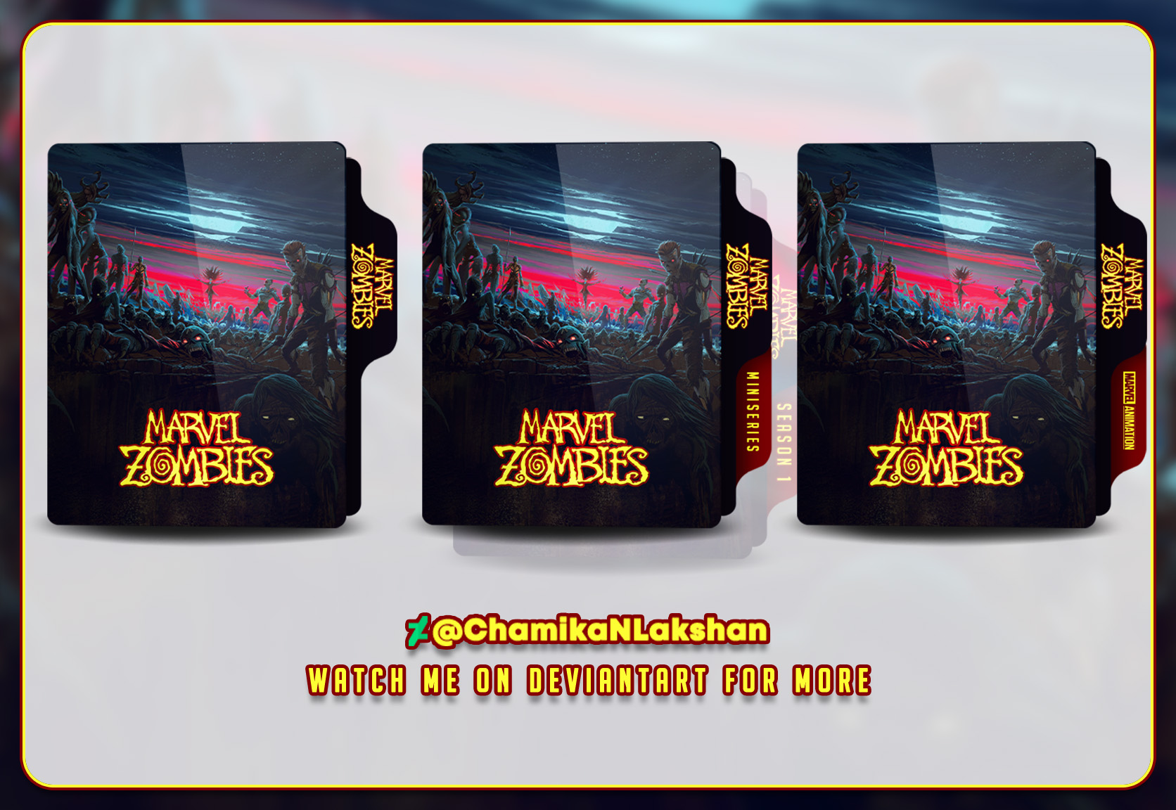 Marvel Zombies Miniseries Folder Icons V1 by ChamikaNLakshan on DeviantArt