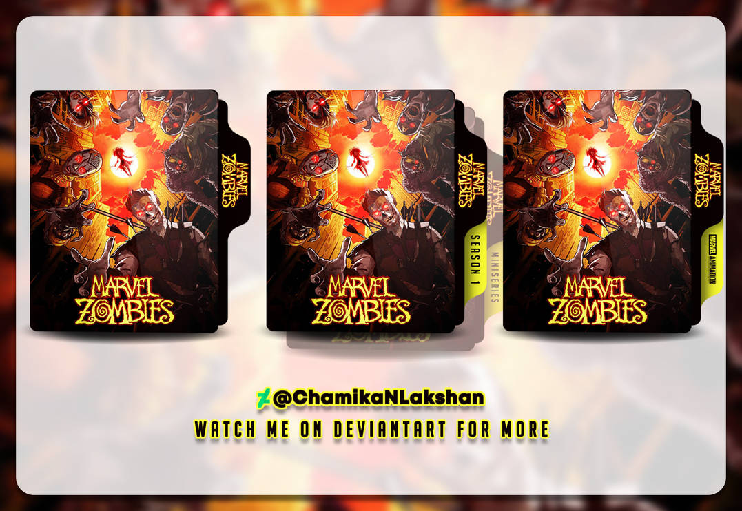 Marvel Zombies Miniseries Folder Icons V1 by ChamikaNLakshan on DeviantArt