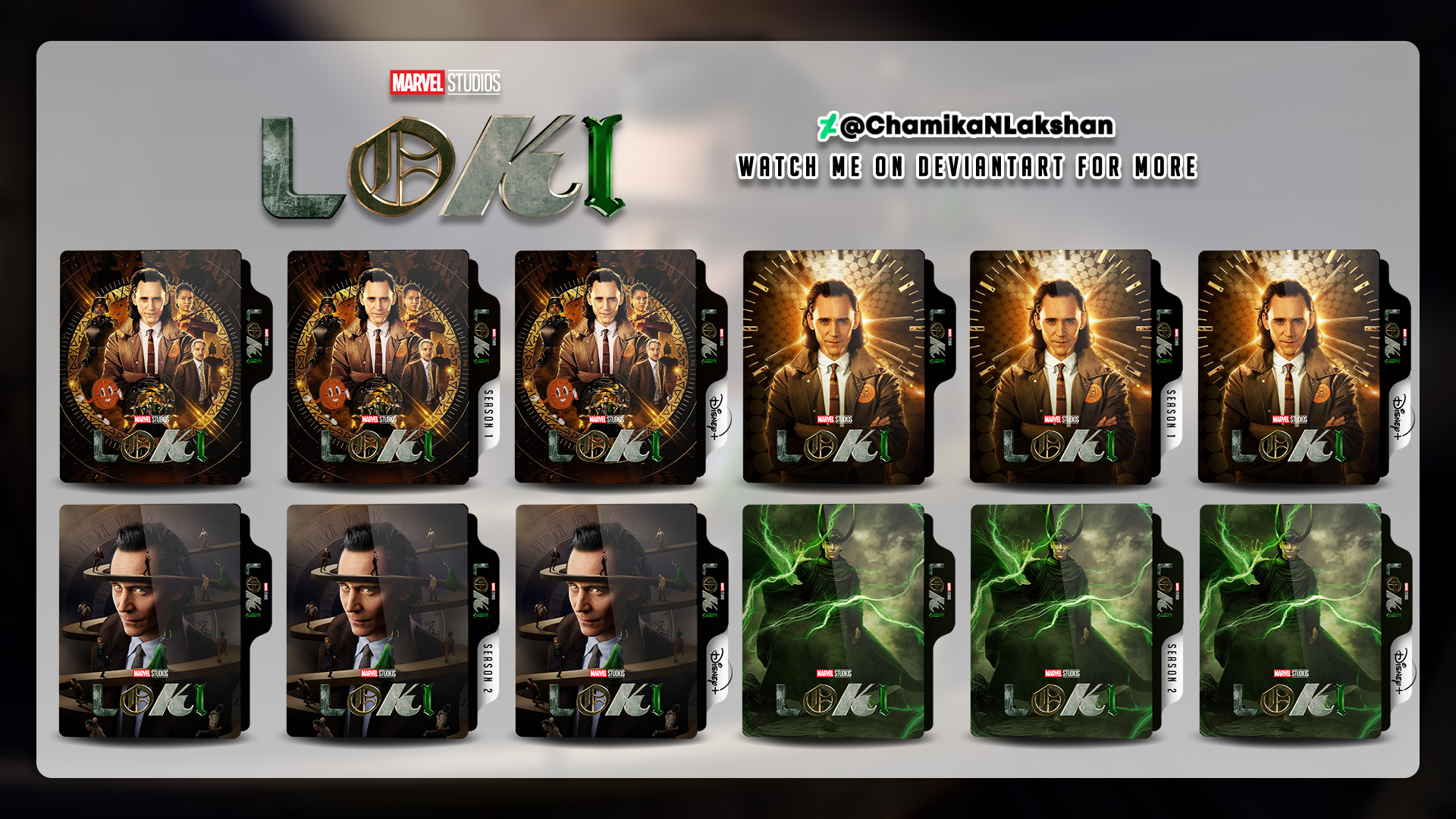 Loki S01 and S02 Folder Icons by ChamikaNLakshan on DeviantArt