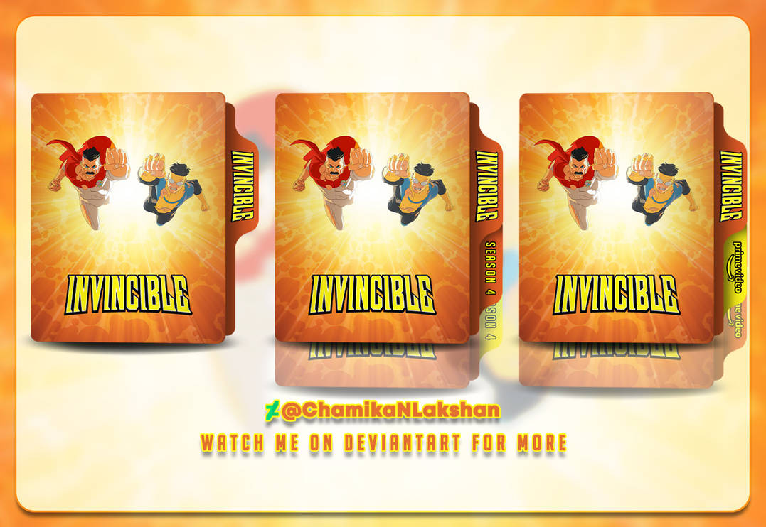 Invincible S04_V1 Folder Icons by ChamikaNLakshan on DeviantArt