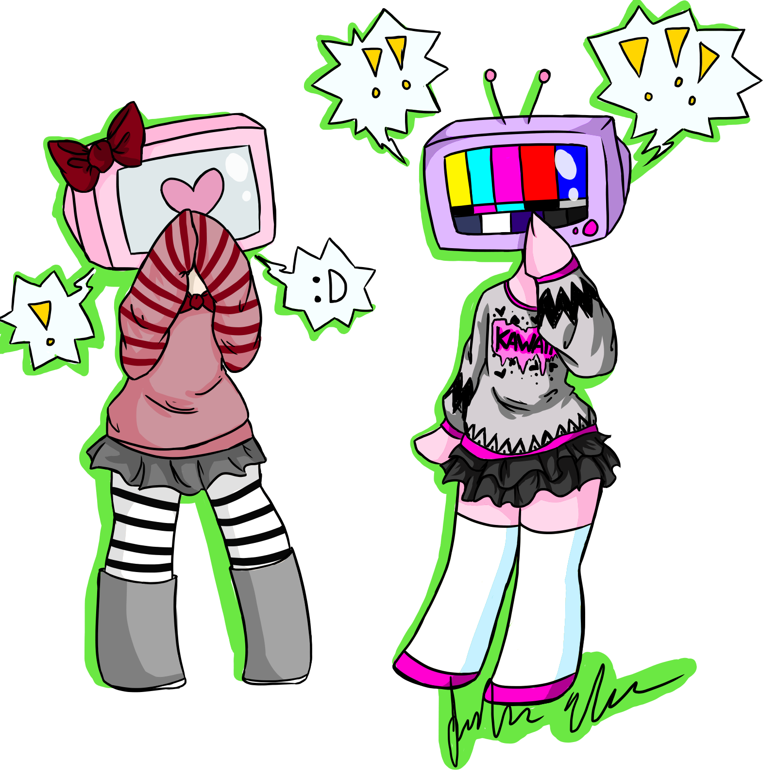 *excited static noises* by octisqueesh on DeviantArt