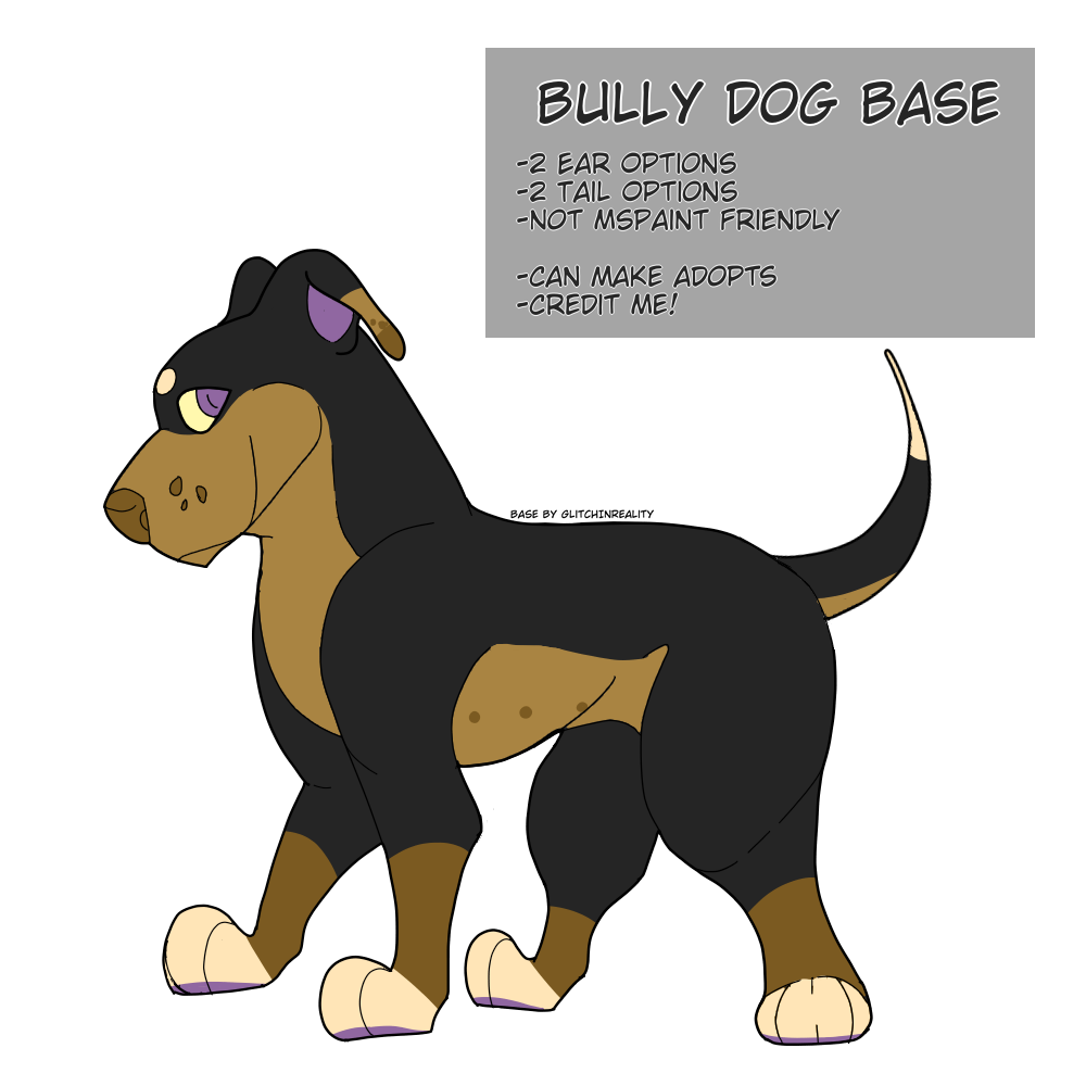 F2u Bully Dog Base by GlitchInReality on DeviantArt