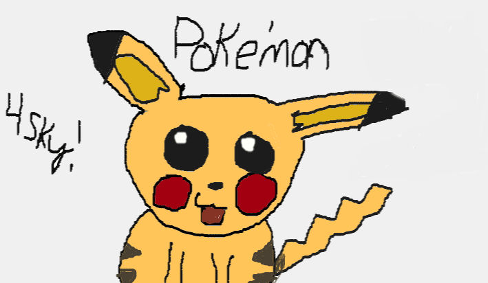 Pikachu.For Sky/Tigerkitty100. by greystripe1 on DeviantArt