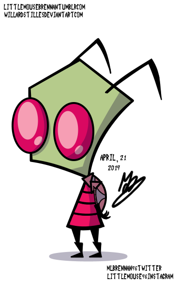 Zim Doodle by WillardStilles on DeviantArt