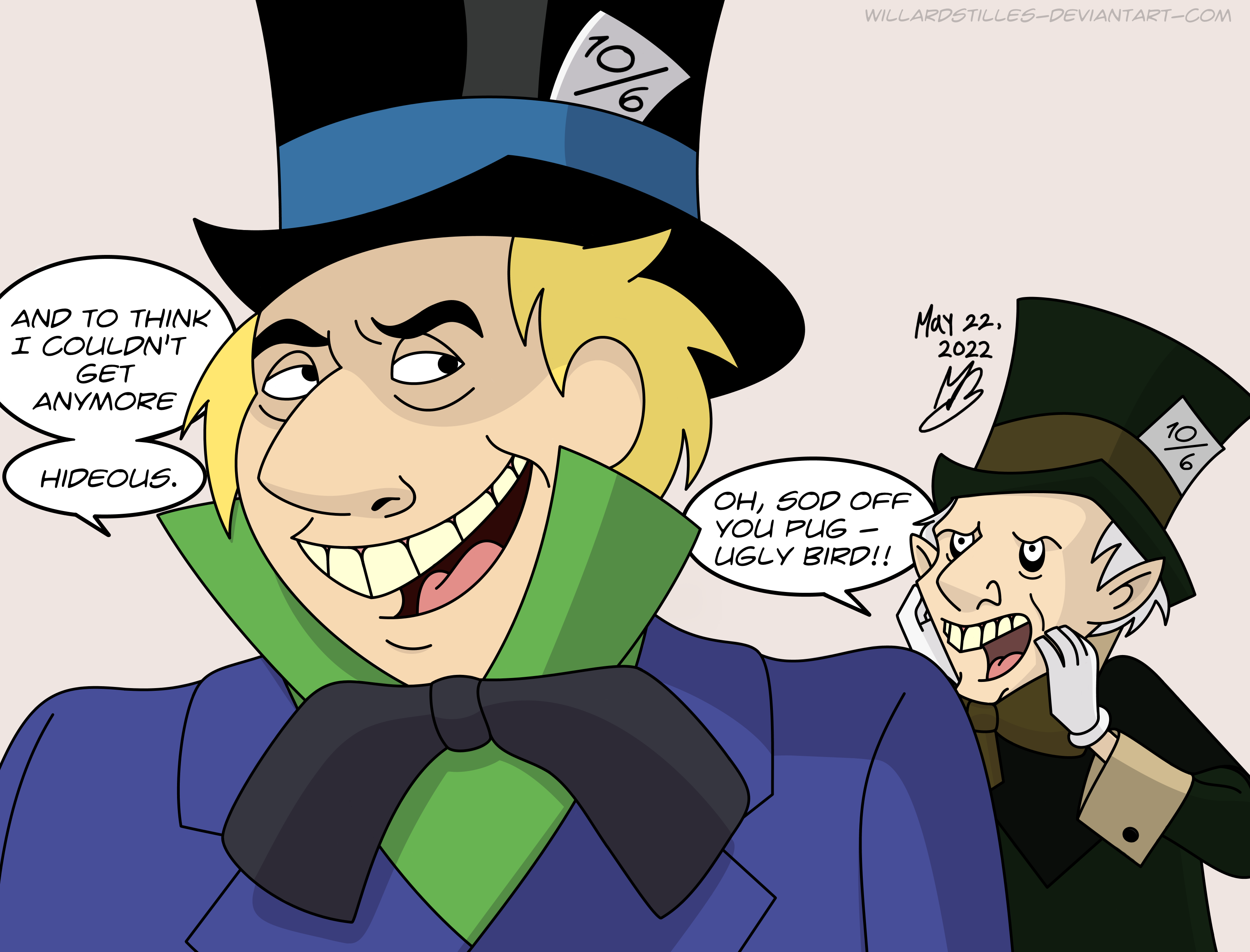 Hatter VS Hatter by WillardStilles on DeviantArt