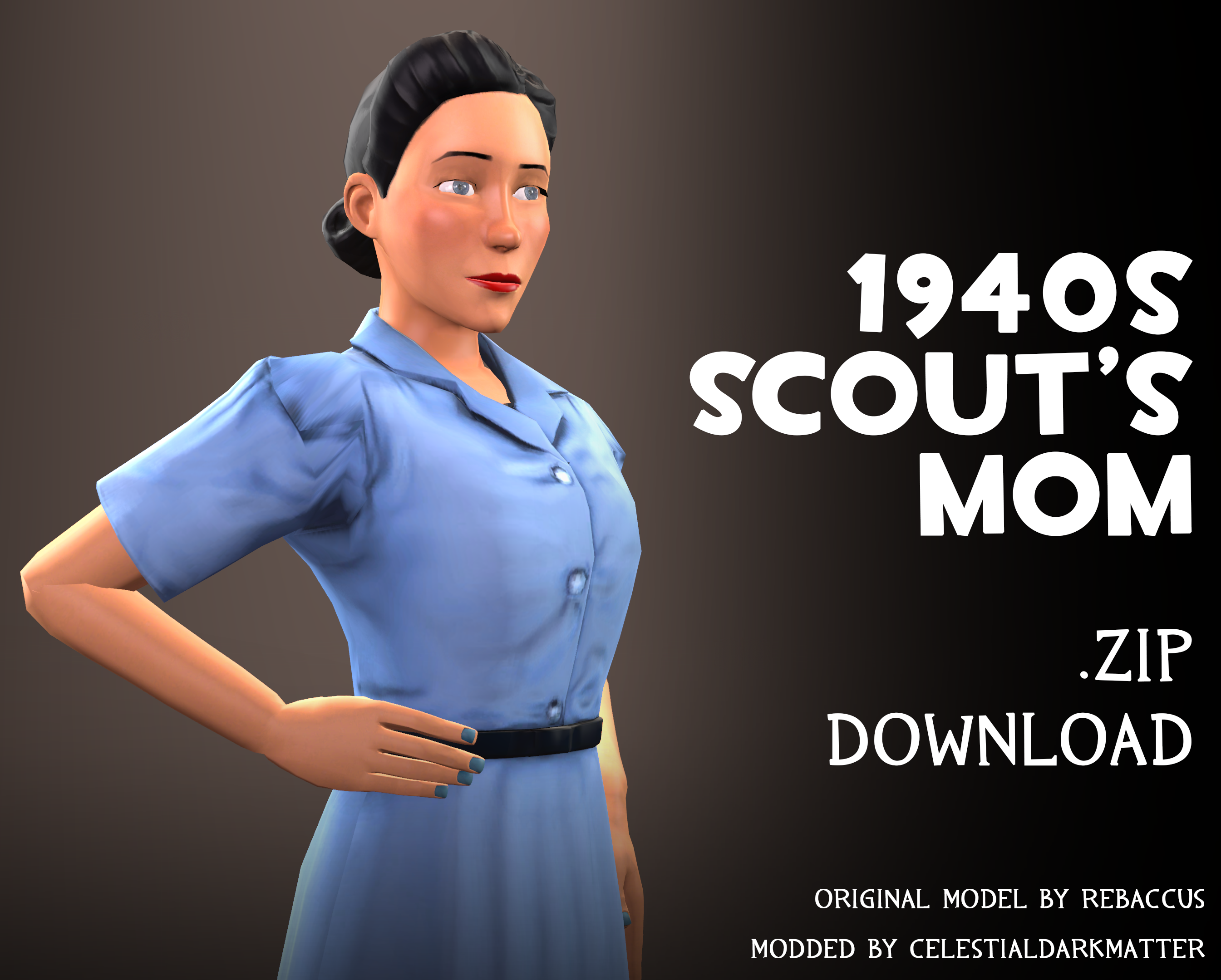 1940s Scout Mom Download by CelestialDarkMatter on DeviantArt