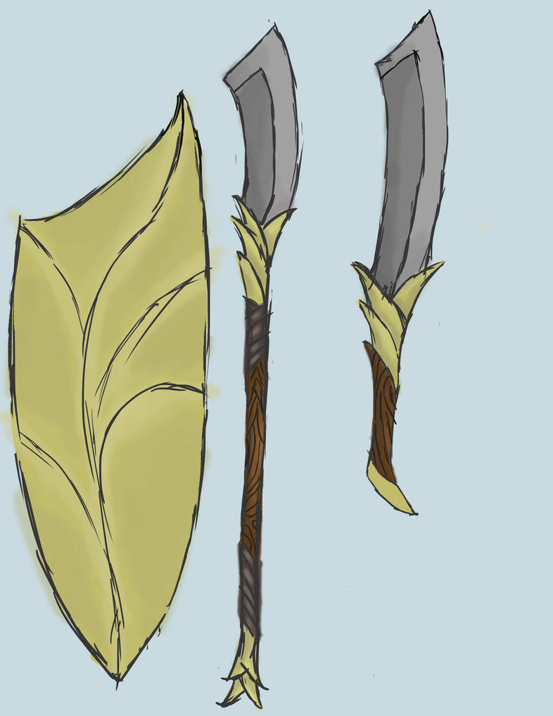 Elvish Weapons by Ashvalanore on DeviantArt