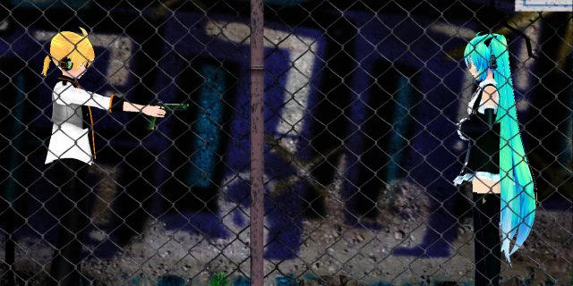 [MMD] Gun Shot - Sad Anime ~Len x Miku ver~ by Milen3Kagamine on DeviantArt
