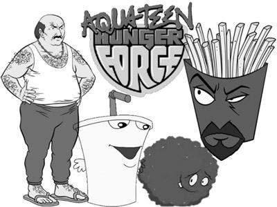 aqua teen hunger force by saddy on DeviantArt
