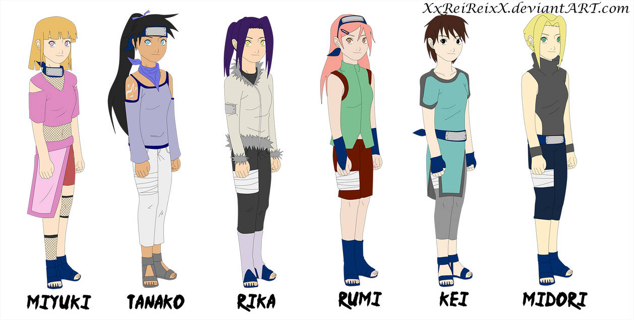 Adoptables :.Genin girls.: by XxReiReixX on DeviantArt