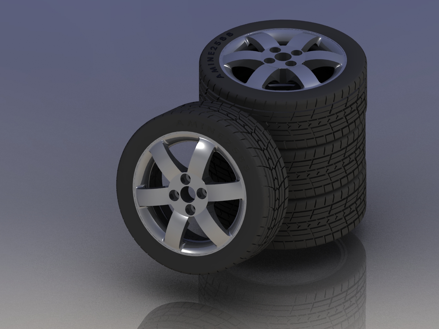SolidWorks Wheel (Rim + Tire) by amine2588 on DeviantArt