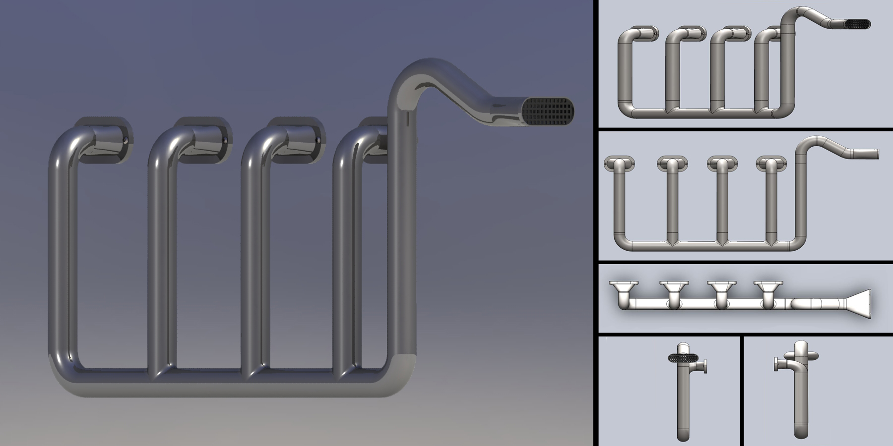 SolidWorks Exhaust Pipes by amine2588 on DeviantArt