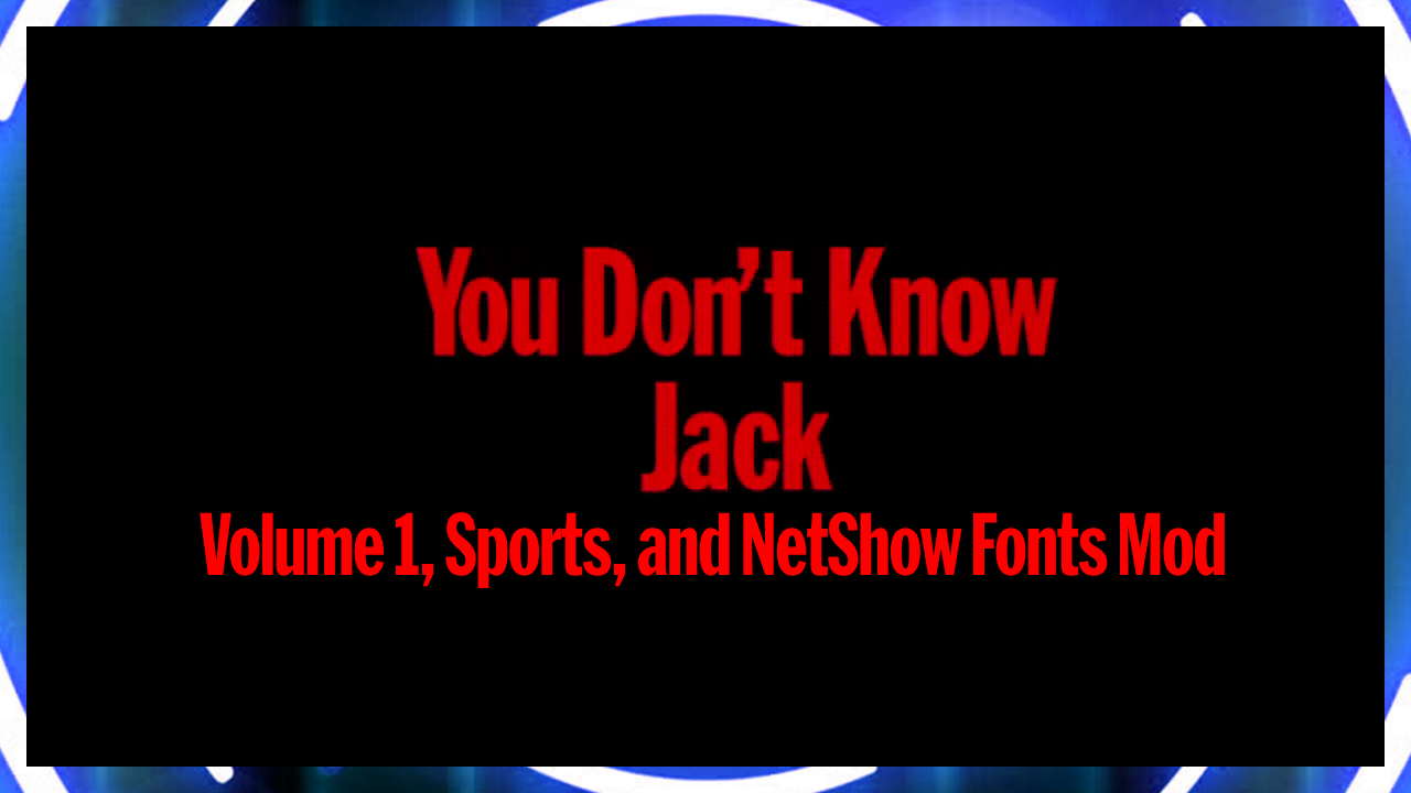 YDKJ Volume 1, Sports, and NetShow Fonts Mod by LogoMan666 on DeviantArt