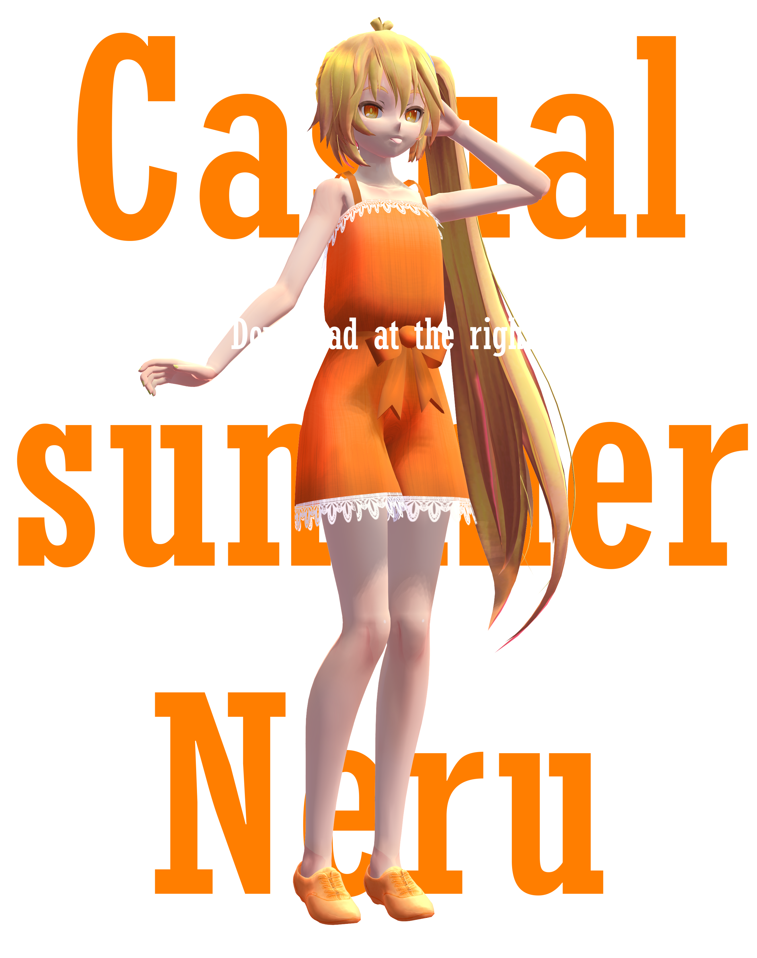 [MMD] Casual summer Neru DL by Salerosacs on DeviantArt