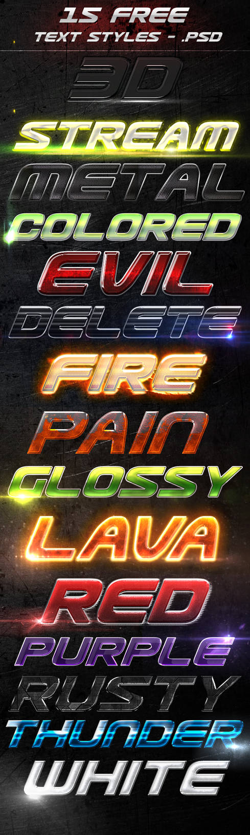 Text styles .psd 2 by t1na on DeviantArt