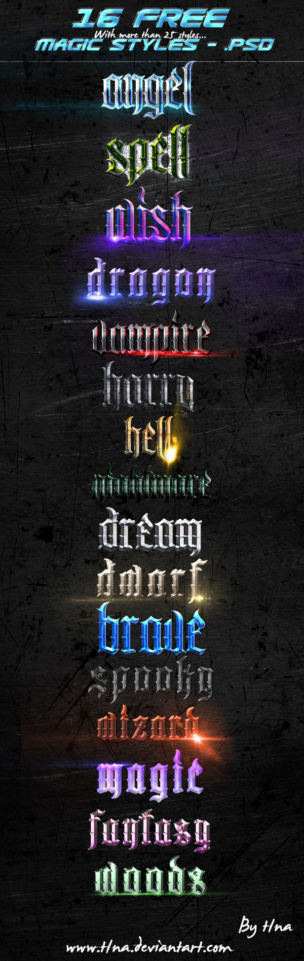 Magic styles by t1na on DeviantArt