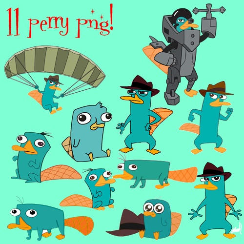 Pack png de perry el ornitorrinco by valentina250 on DeviantArt