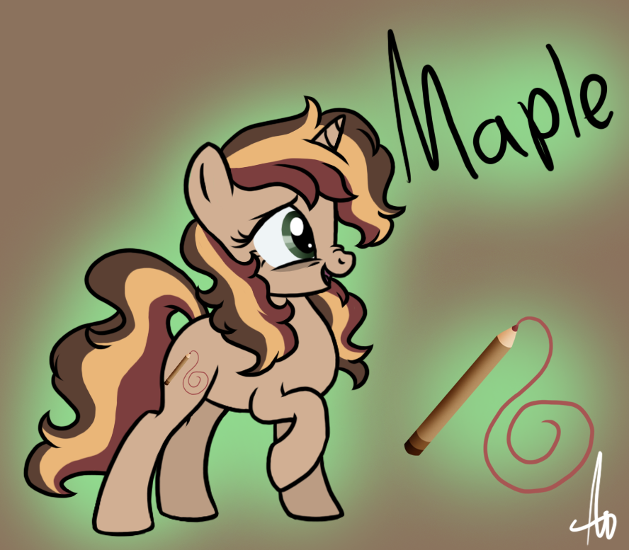 Maple pony by Inspiration1413 on DeviantArt