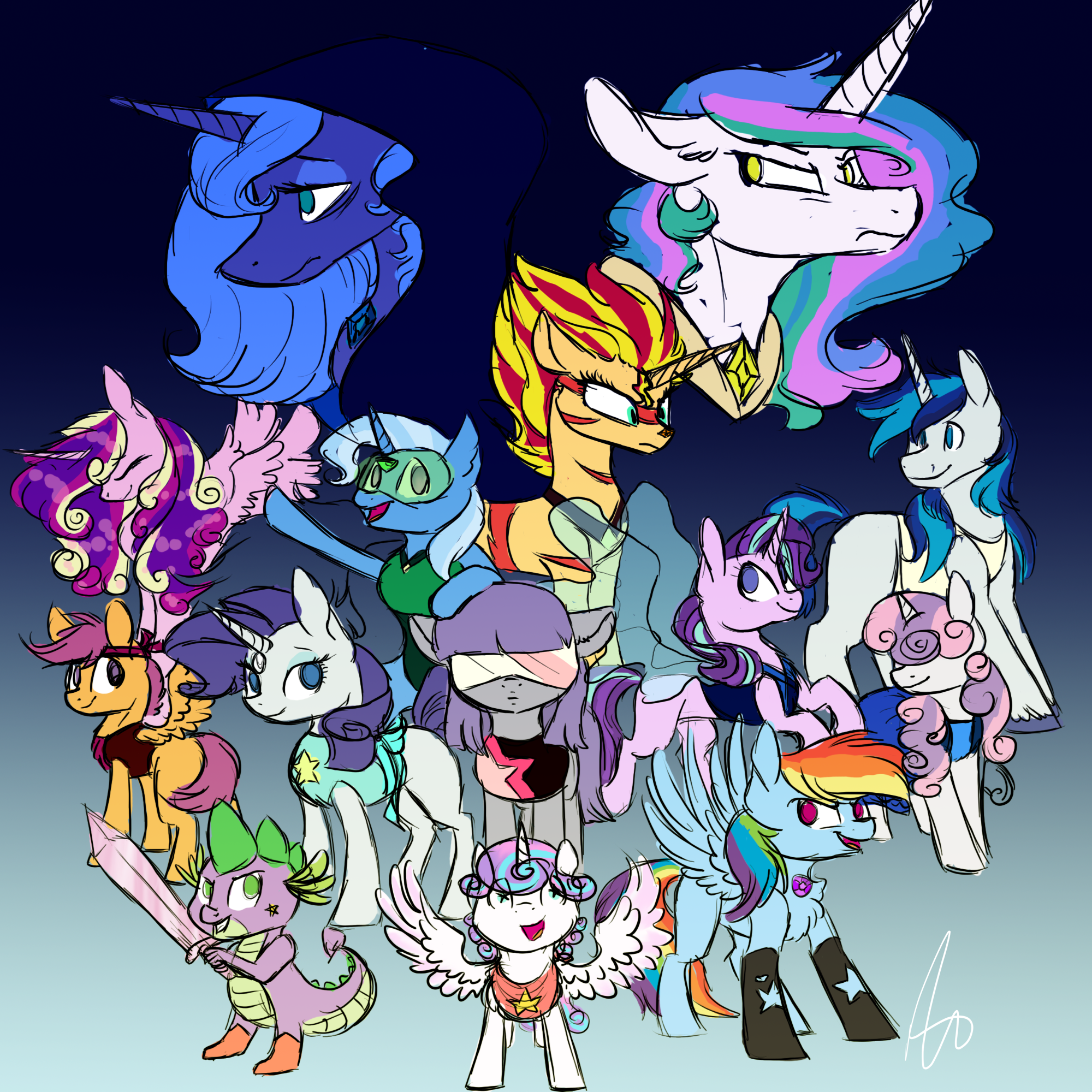 Mlp/steven universe by Inspiration1413 on DeviantArt