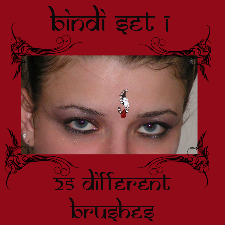 Bindis set 1 by rL-Brushes on DeviantArt