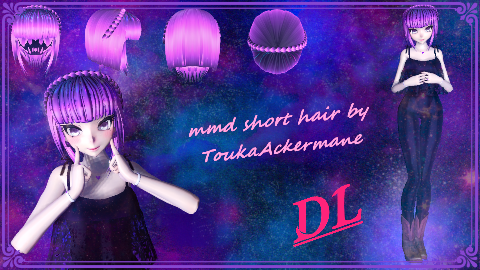 mmd short hair by ToukaAckermane by ToukaAckermane on DeviantArt