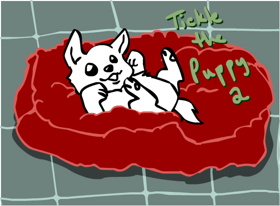 Tickle The Puppy 2 by aquawolf16 on DeviantArt