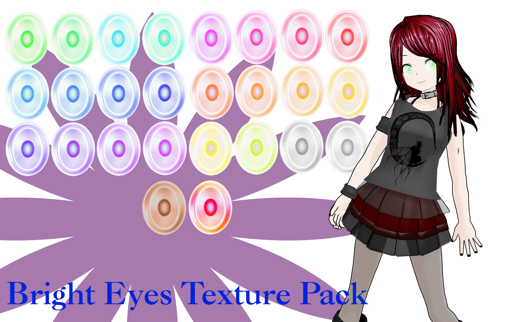 MMD Bright Eyes Texture Pack by MMD-Nay-PMD on DeviantArt