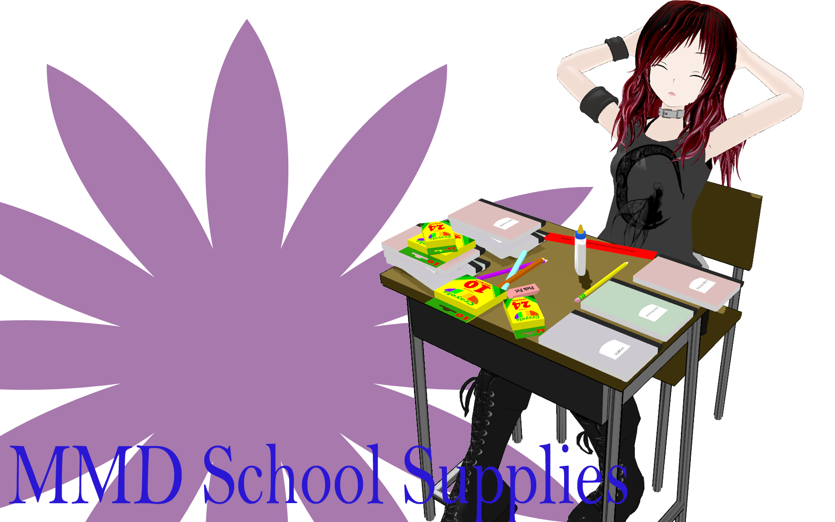 MMD School Supplies Download by MMD-Nay-PMD on DeviantArt