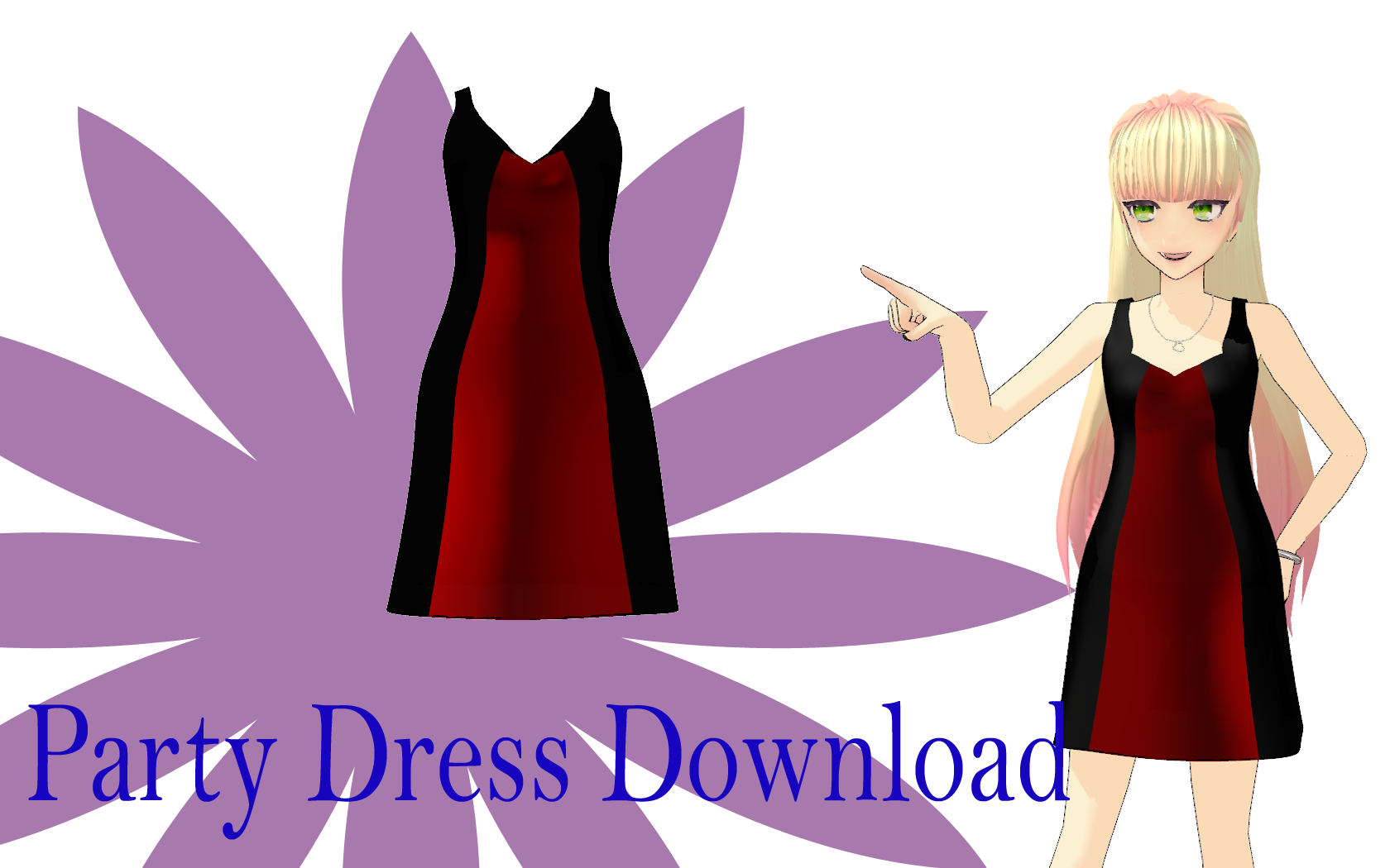 MMD Party Dress Download by MMD-Nay-PMD on DeviantArt