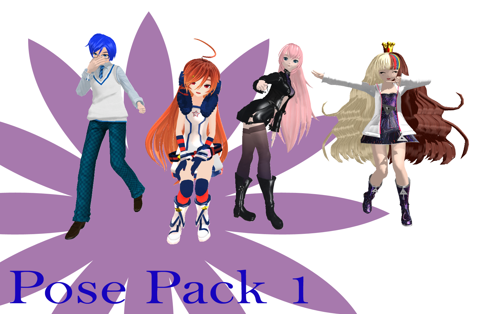 MMD Pose Pack 1 by MMD-Nay-PMD on DeviantArt