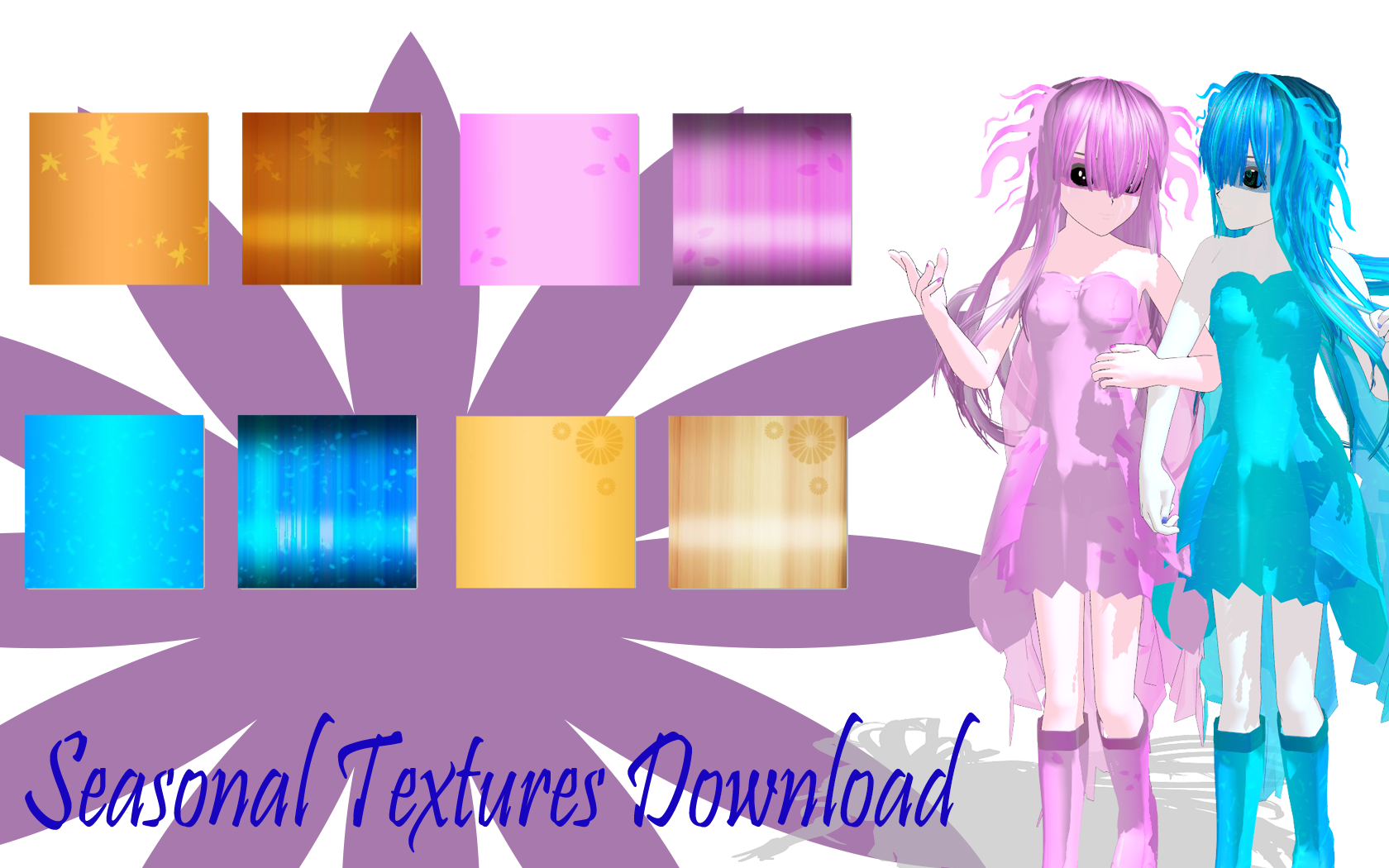 MMD Seasonal Textures Pack by MMD-Nay-PMD on DeviantArt