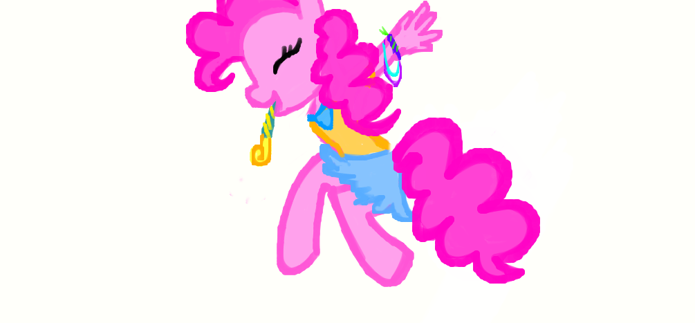 MLA- Pinkie Pie Original Pose by CuteNerdyGirl on DeviantArt